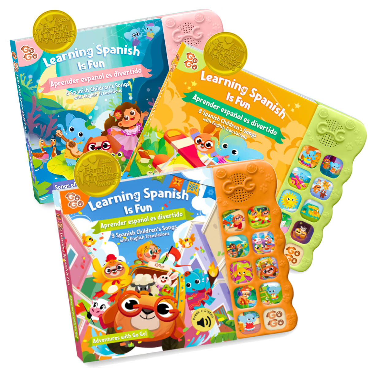 The Ultimate Spanish Sound Book Trio + FREE Digital Coloring Book – Go ...