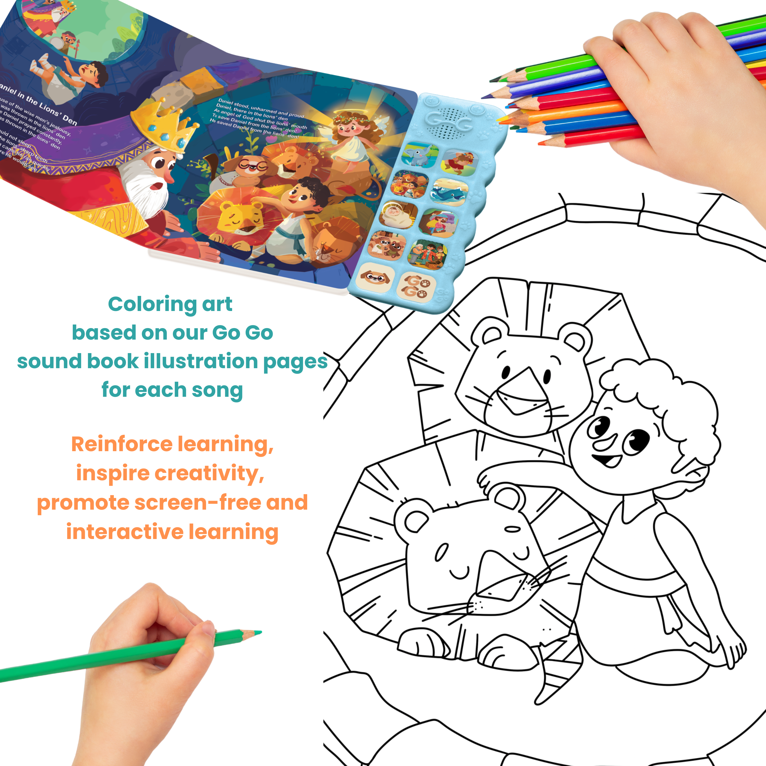 god coloring book for kids